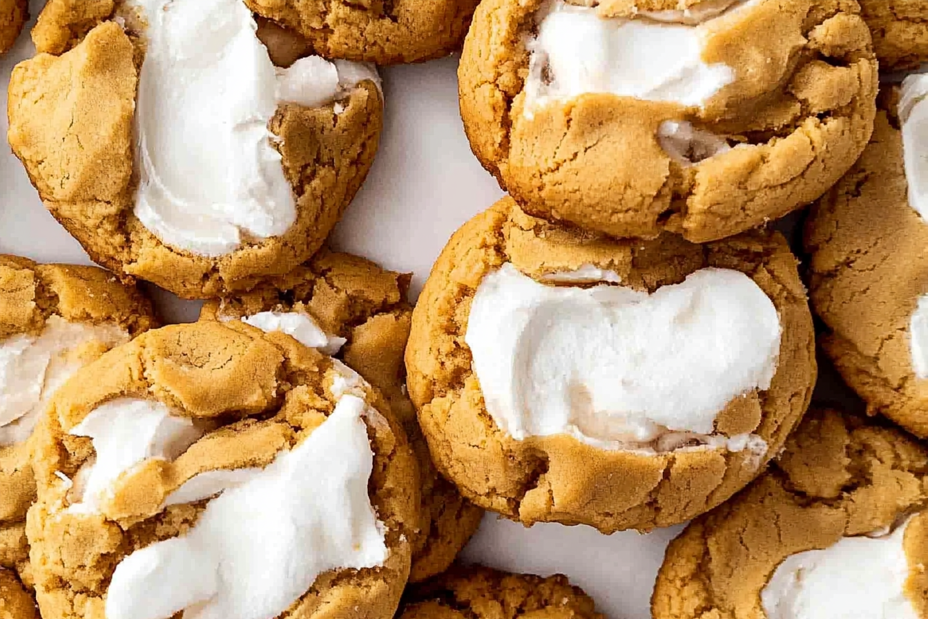 Fluffernutter Cookies - Recipes Mentor