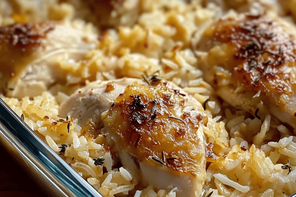 Forgotten Chicken And Rice - Recipes Mentor