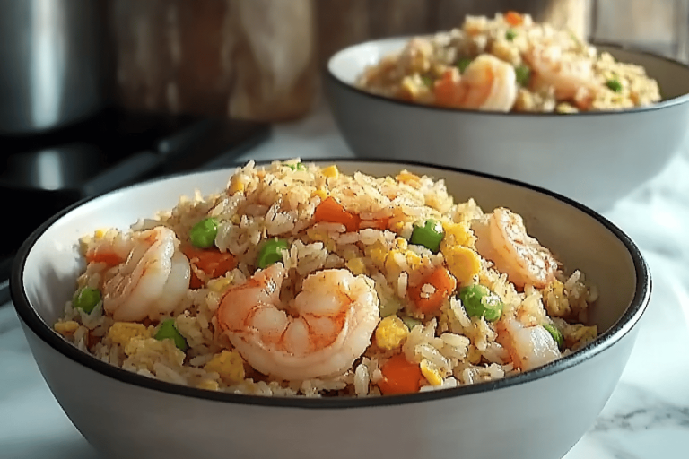 Mom’s Shrimp Fried Rice - Recipes Mentor